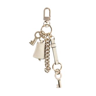 Guess Femme, Accessoires, Blanc, Taille: ONE Size Metal Keyring