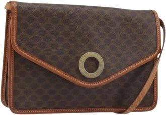 Celine Sac &agrave; bandouli&egrave;re vintage en plastique Pre-owned - Femme - Pre-owned - Brun - Taille: ONE Size