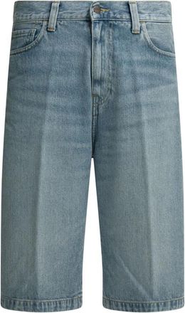 Carhartt Work in Progress Homme, Shorts, Bleu, Taille: W30 Shorts Bermuda Langdon en Denim
