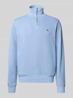 Lacoste Regular Fit Troyer aus reiner Baumwolle