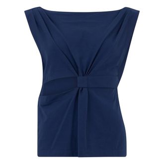 Alberta Ferretti &Auml;rmelloses Oberteil - - Tops - Damen - Blau - L