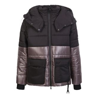 Mauna Kea Homme, Vestes, Multicolore, Taille: M Veste matelassée noire bicolore Aw22