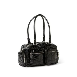 Karl Lagerfeld Sac &agrave; main matelass&eacute; en cuir