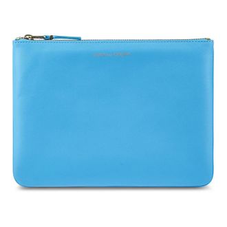 Comme Des Gar&ccedil;ons unisex, Accessoires, Bleu, Taille: ONE Size Classic Leather Line Wallet