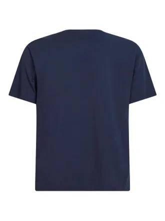Dries Van Noten Mens Crewneck T-Shirt Navy Blue Jersey Cotton T-Shirts And Polos