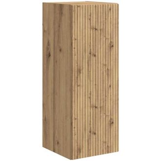 vidaXL TV-Wandschrank Wandmontiert Kunsthandwerk Eiche 30 x 31 x 80 cm vidaXL