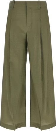 Brunello Cucinelli Femme, Pantalons, Vert, Taille: 38 FR Pantalons