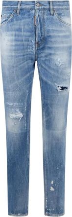 Dsquared2 Homme, Jeans, Bleu, Taille: XS Teddy Jeans