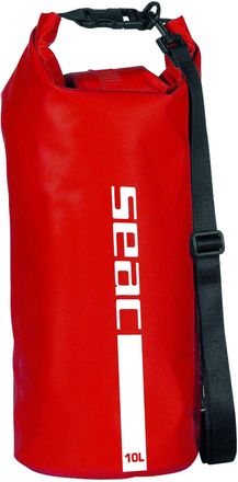 Seac Seac Dry Bag, Wasserdichte Tasche Ideal für Tauchen, Bootfahren und Reisen, 10 lt, rot