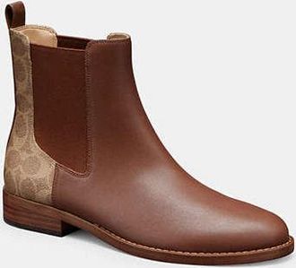 Coach Meredith Stiefelette aus Signature-Canvas