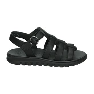 Paul Green 6204 Flat Sandal - - Shoes - Damen - Schwarzk - 38 1/2 EU