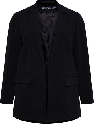 Pieces Damen Pcbossy Ls Loose Blazer Noos Qx, Schwarz, 48 Große Größen