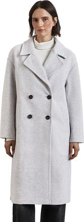 Street One Damen A201960 Oversize Mantel, metallic Grey, 38