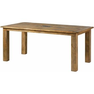 Massivmoebel24 Esstisch Mango 180x90x76 natur lackiert RAILWAY 1001