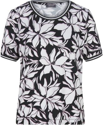 Basler Leicht tailliertes Rundhals-Shirt BASLER schwarz