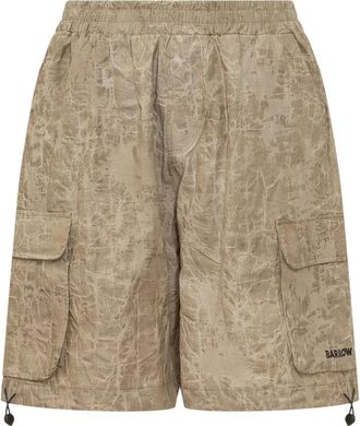 Barrow Barrow, Homme, Shorts, Beige, Taille: M Cargo Drawstring Shorts
