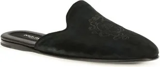 Dolce & Gabbana Mens Black Calf Leather Bos Taurus Mules