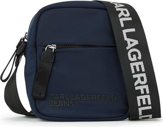 Karl Lagerfeld Karl Lagerfeld Jeans, Herren, Essential Nylon Crossbody, Grau, One size
