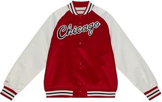Mitchell & Ness M&N Primetime Lightweight Satin Veste - Chicago Bulls