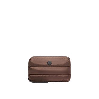 Moncler Moncler Trousse De Toilette Caradoc, Homme, Marron, Taille: Uni