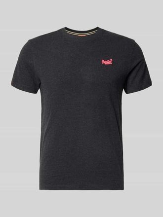 Superdry Regular Fit T-Shirt mit Logo-Stitching