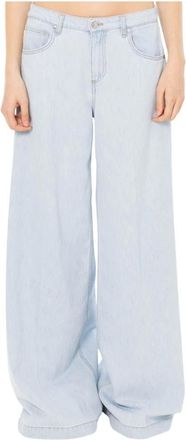 Vicolo Femme, Jeans, Bleu, Taille: 38 FR Madison Wide Leg Jeans