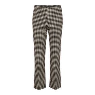 Saint Tropez Gek&uuml;rzte Hose mit Elastischem Bund Haferflocken - - Trousers - Damen - Beige - S
