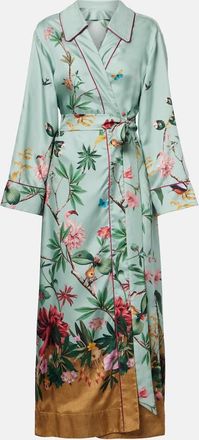 La DoubleJ Wickelkleid Midnight aus Seide