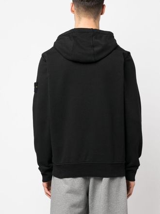Stone Island Mens Hooded Sweatshirt Black Sweatshirts Sweater