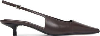 Calvin Klein Pumps Kitten Heel Pump Sling Hdw HW0HW03168 Dunkelbraun