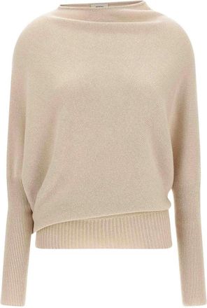Agnona Pull Col Rond - Beige