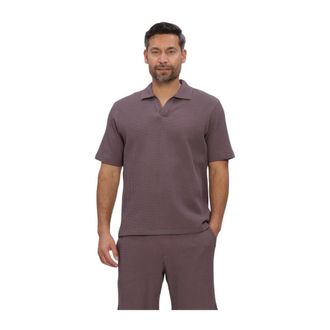 Dstrezzed Mayson Polo - - Tops - Herren - Lila - XL