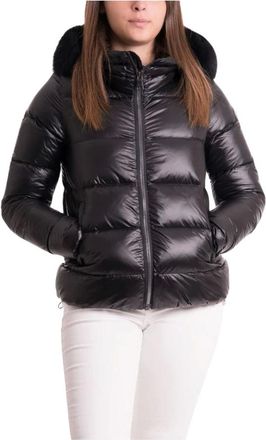 Colmar Femme, Vestes, Noir, Taille: 44 FR Doudoune avec Capuche Amovible