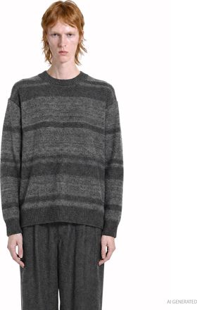 Comme Des Gar&ccedil;ons Striped Wool Mohair Sweater