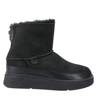 FitFlop Damen Stiefeletten Gen-FF, Mini, Leder (Ganz in Schwarz)