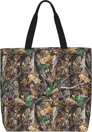 Generic Camouflage Cold Tree Sac Fourre Tout L&eacute;ger Sacs De Courses Grand Sac &Agrave; Bandouli&egrave;re Pour Travail Voyage Gym