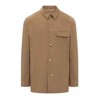 Nanushka Tailored Overshirt - - Jackets - Herren - Braun - XL