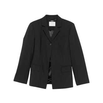 Joseph Taeo Woll-Ma&szlig;schneider-Sakko - - Jackets - Damen - Schwarzk - 2XS