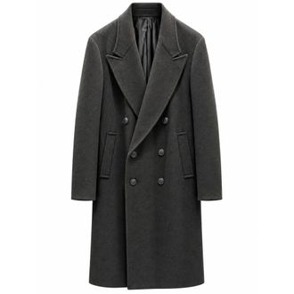Paura Manteau Enea Double-Breasted - Homme - Manteaux - Noir - Taille: L
