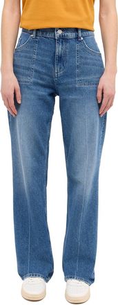 Mustang Jeans Damen Jeans Hose Style Madison Wide Pockets