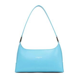 Lancaster Blaue Atoll Leder Umh&auml;ngetasche - - Bags - Damen - Blau - ONE SIZE