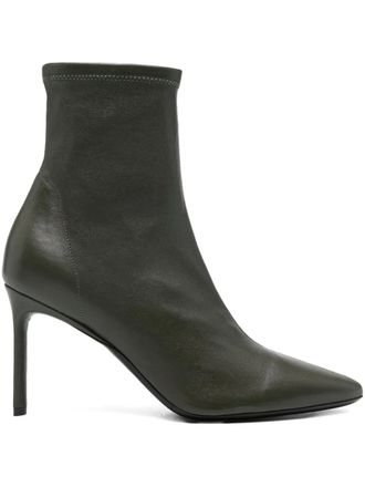 Co bottines en cuir 87 mm - Vert