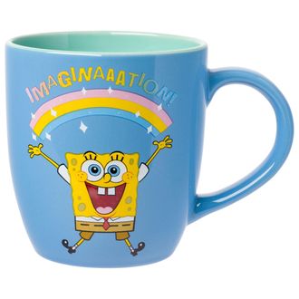 Silver Buffalo Spongebob Squarepants Rainbow Imagination Keramik-Kaffeetasse, 510 ml
