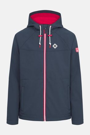 Derbe Derbe x HSV Isleby Herren Softshell Jacke Navy Blau Rot &Uuml;