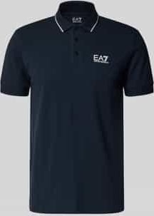 Emporio Armani Regular Fit Poloshirt mit Logo-Print
