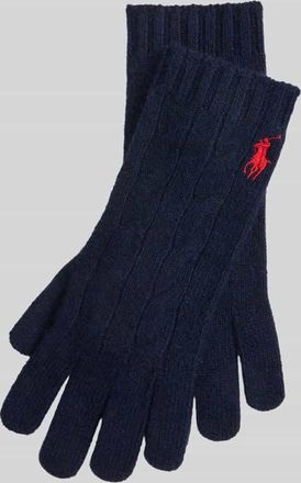 Polo Ralph Lauren Handschuhe aus Woll-Mix mit Logo-Stitching