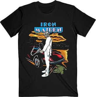 Iron Maiden Rockoff Trade Iron Maiden T Shirt Vice is Nice Florida 87 Tour Nouveau Officiel Homme Noir Size M