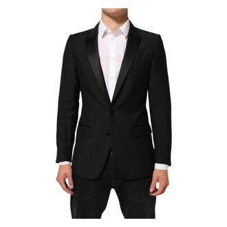 Dolce & Gabbana Martini 2 Button Suit Blazer - - Jackets - Herren - Schwarzk - S
