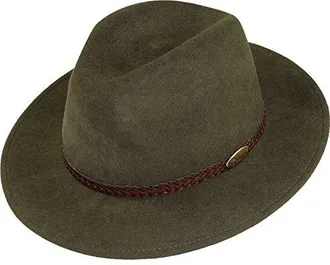 Harrys-Collection Chapeau enroulable pour homme en 3 couleurs, boue, 59