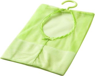 BESTOYARD Grüner Mesh-aufbewahrungsbeutel Mit Aufhänger Multifunktional Für Badezimmer Wäscheleine Und Badutensilien Lagerung Strapazierfähiger Netzkorb Zum Tro